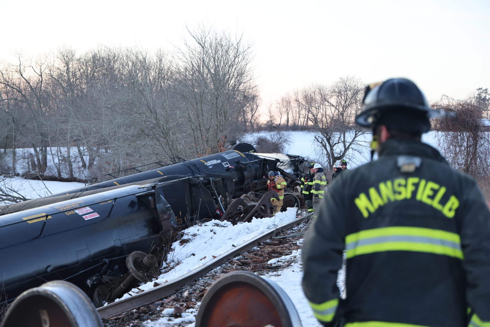 Freight Train Derails in Connecticut, Dumping Liquid Propane Cars into ...